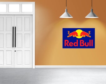 Red Bull Decor - Etsy