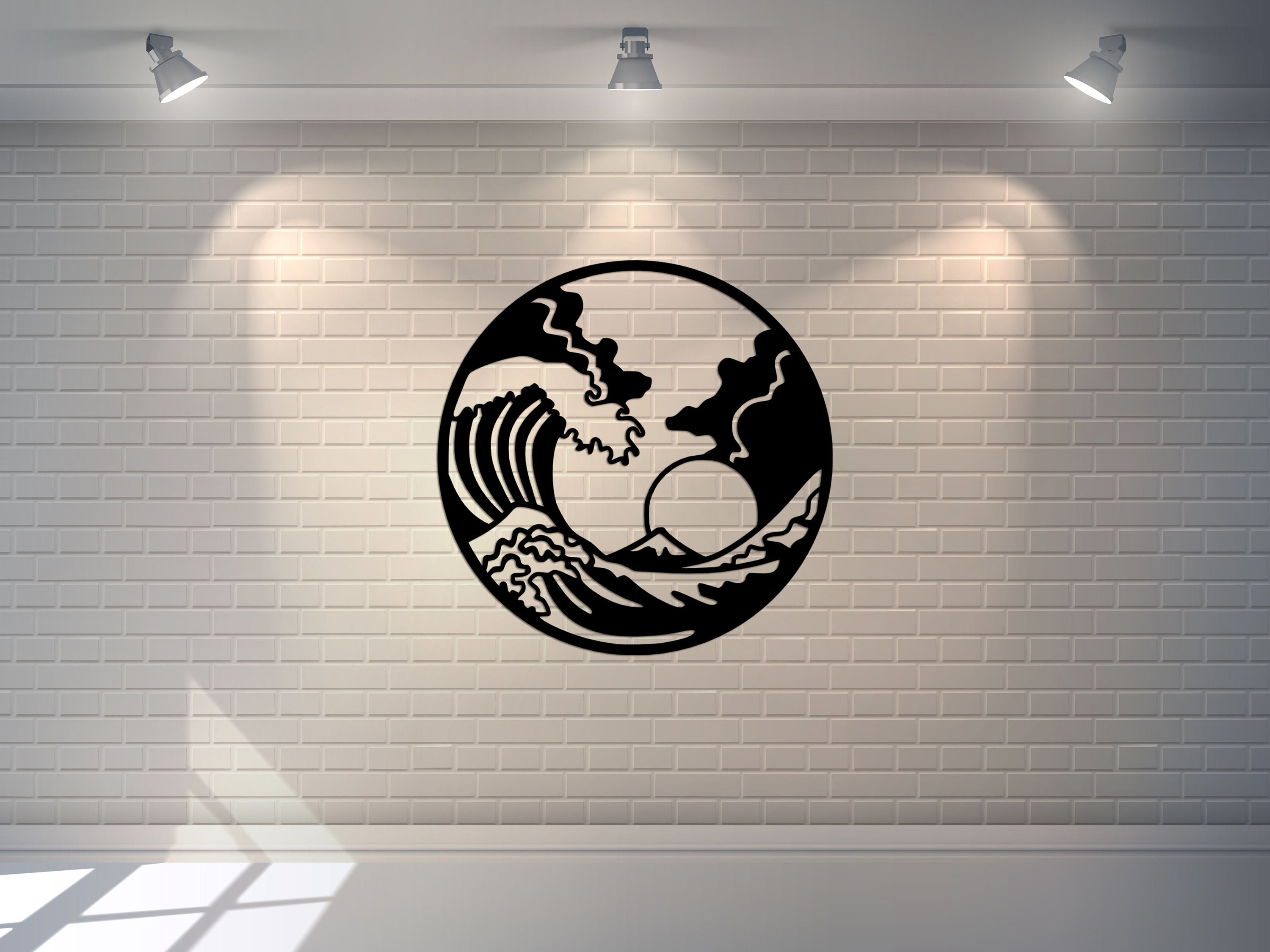 Hokusai the Great Wave of Kanagawa Wooden Wall Decor-great Wave Wood ...