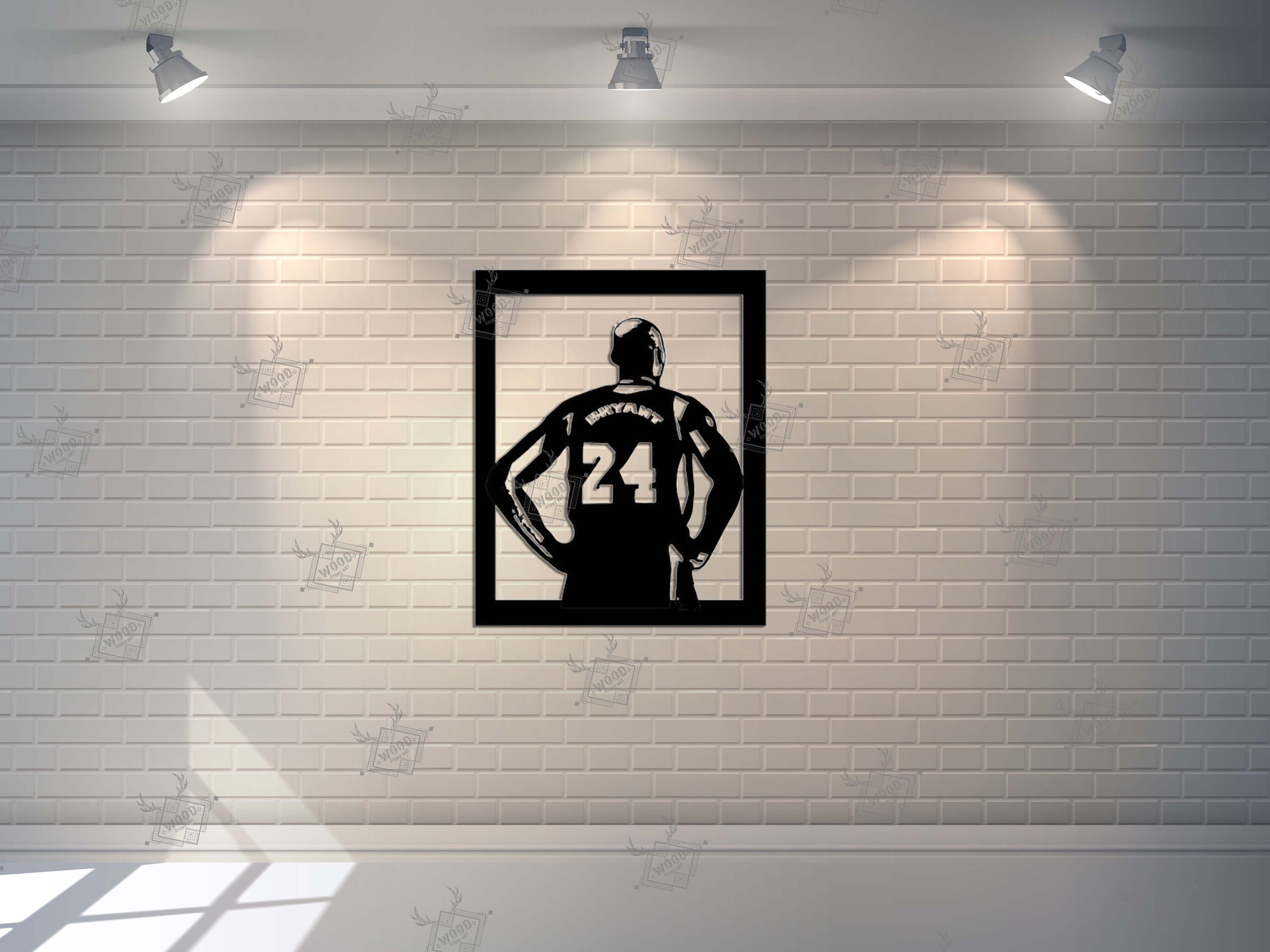 Kobe Bryant Wooden Wall Decor-black Mamba Wood Art-nba Wall - Etsy