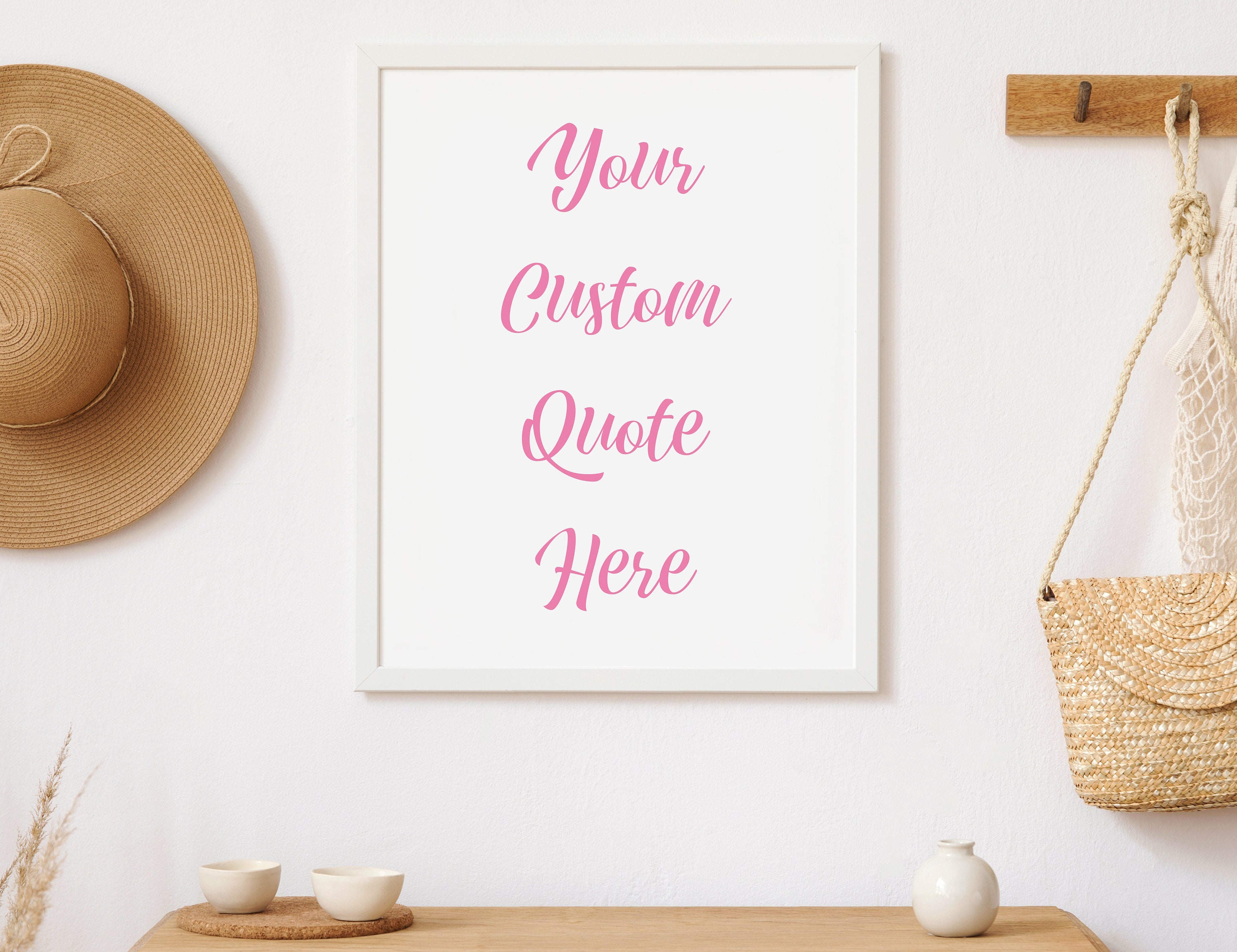 Your Custom Quote Here, DIGITAL PRINT, Motivational Print, Affirmations ...