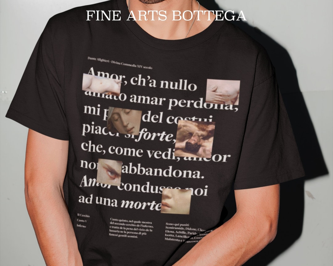 Dante Alighieri Deadly Sins Unisex T-shirt | Inferno, Hell | Fallen ...