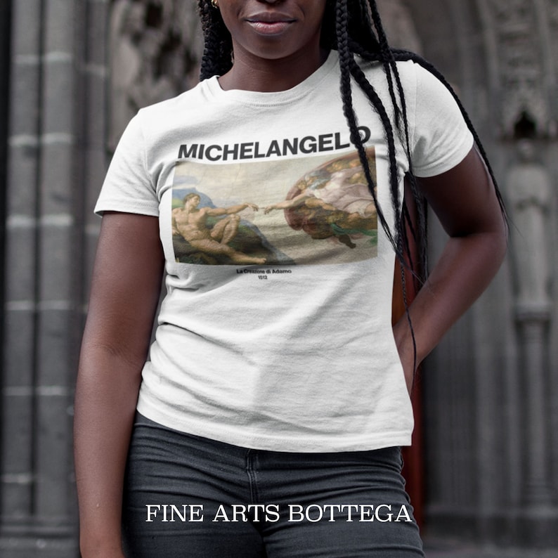 Michelangelo - the Creation of Adam Unisex T-shirt | Classical Art ...