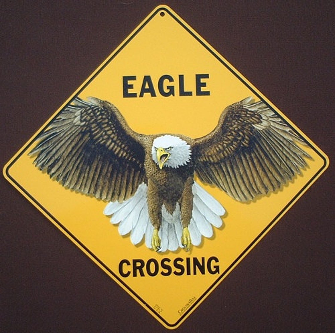 EAGLE CROSSING Sign 16 1/2 by 16 1/2 New Decor Wildlife Birds | Etsy