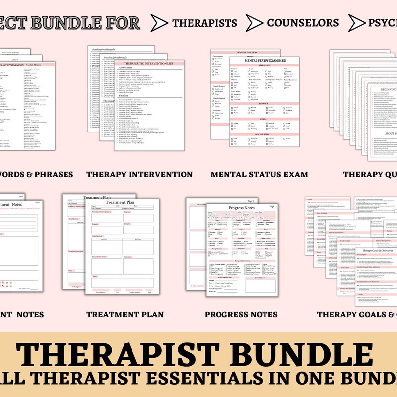 Therapy Goals Cheat Sheet - Etsy