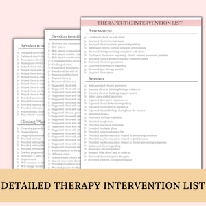 Therapist Bundle, Therapy Intervention, Therapy Goals, Therapy ...