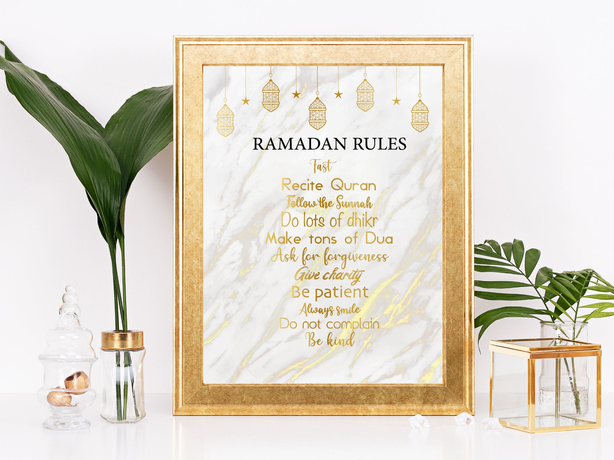 Ramadan Rules, Ramadan Decorations, Ramadan Decor, Ramadan Printable ...