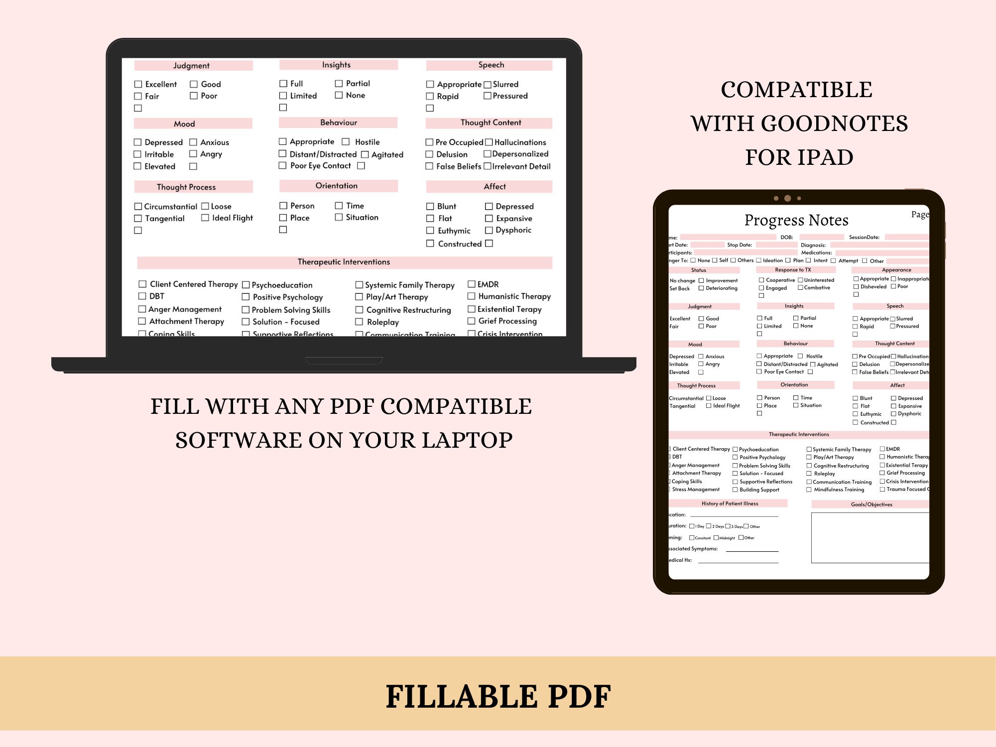 Progress Notes For Therapists Client Counseling Template Client