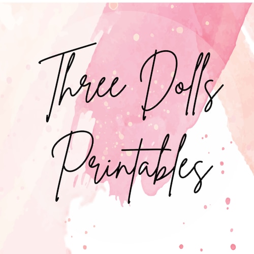 ThreeDollsPrintables - Etsy