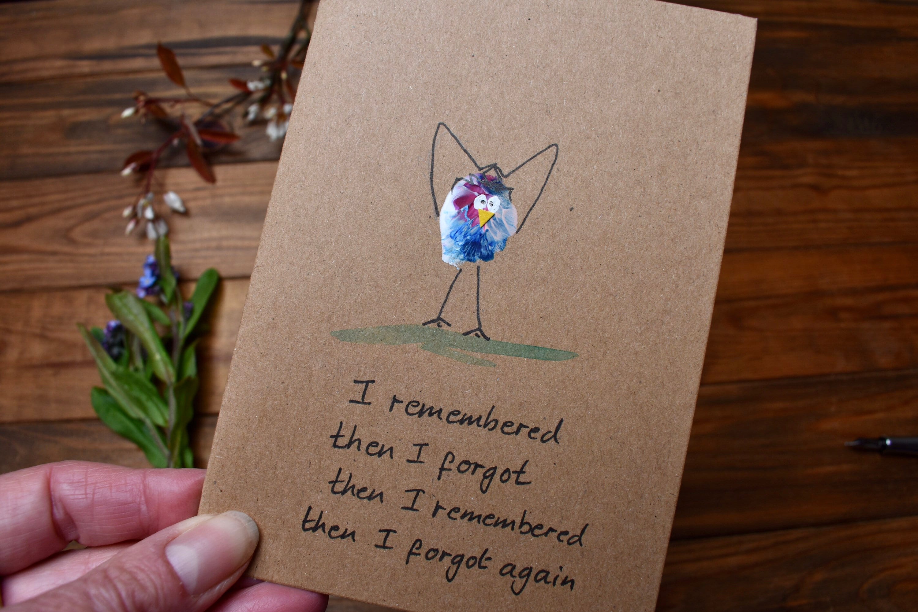 Belated Birthday Card, Personalised Belated Birthday Card, Handmade ...