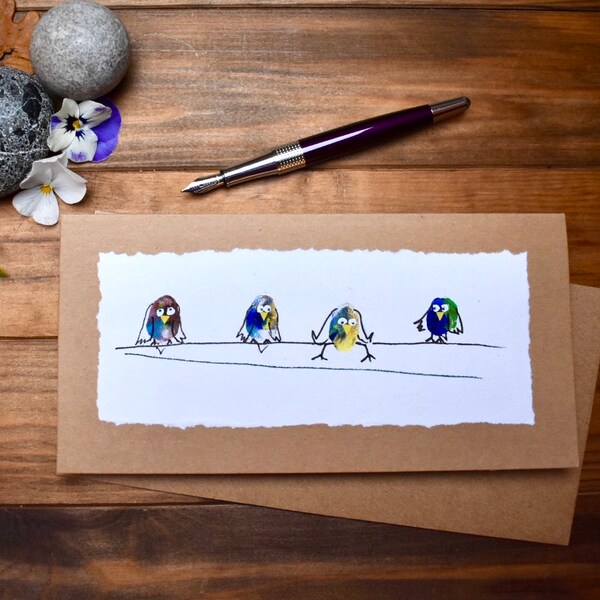 Hand Painted Cards - Etsy