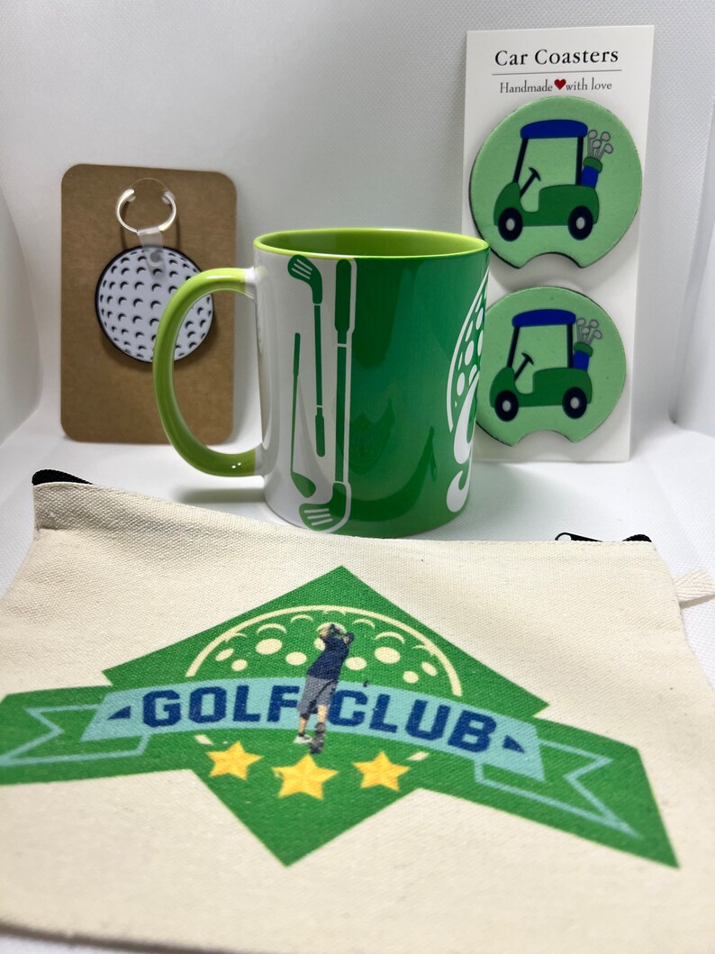 Golf Theme Mug Set - Etsy