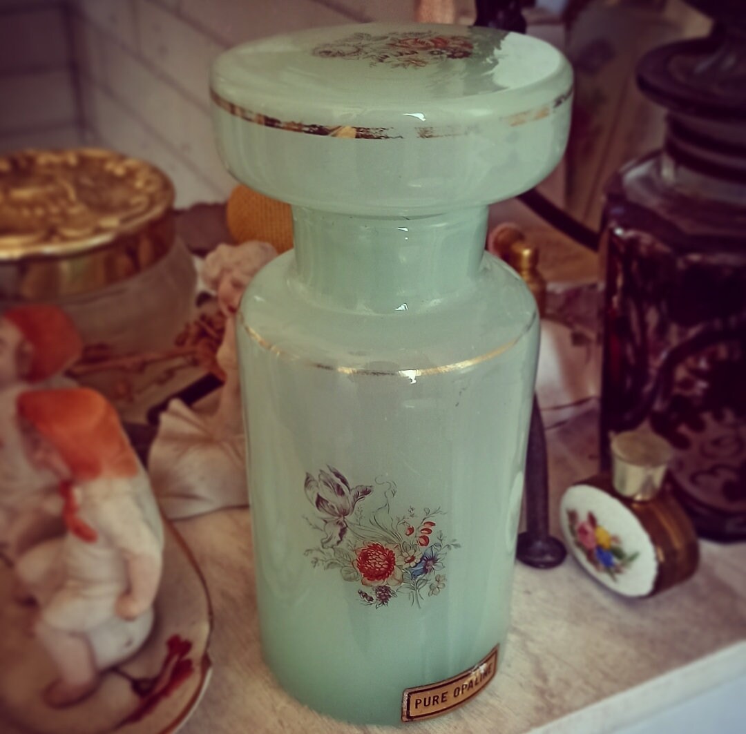 Opal Bottle French for Perfume or Bath Salts - Etsy