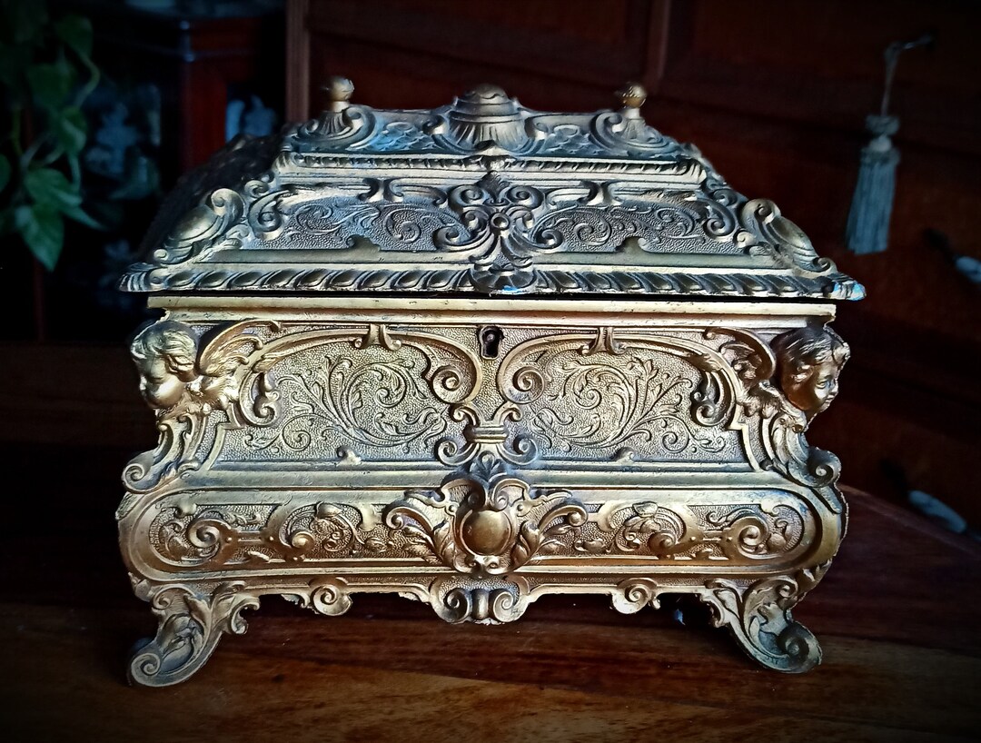 Very Large Antique French Liberty Casket Box - Etsy