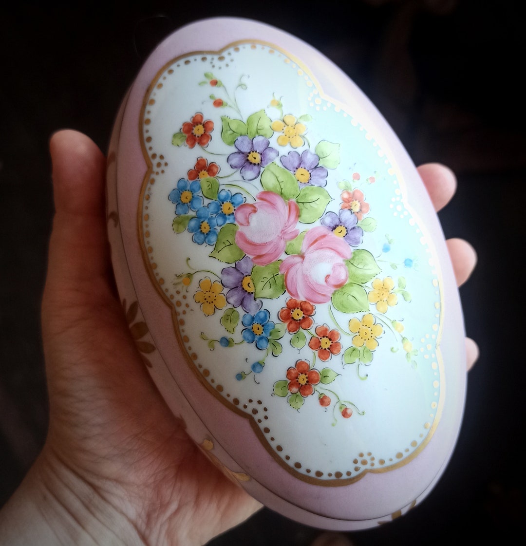 Hand-painted Limoges Porcelain Jewelry Box - Etsy