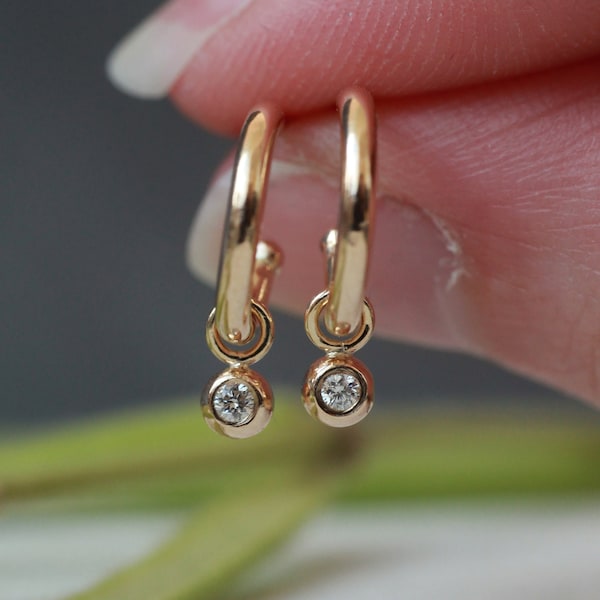 9ct Charms for Hoops - Etsy