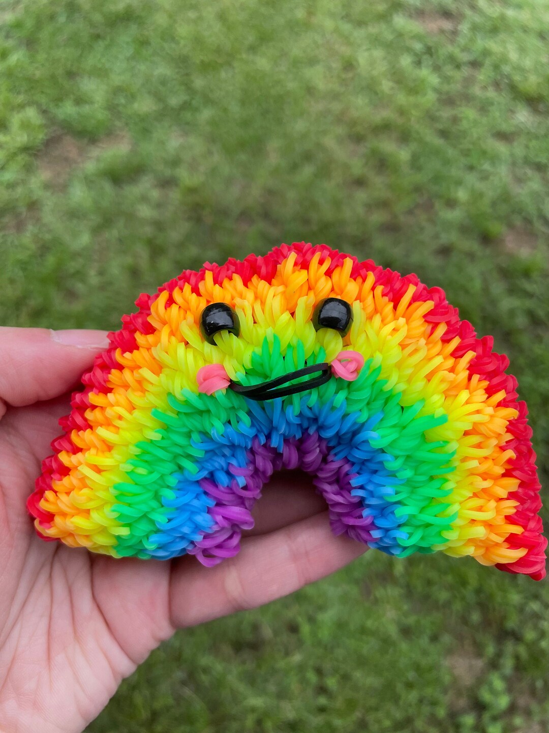 Rainbow Happy Things Rainbow Loom Rubber Bands - Etsy