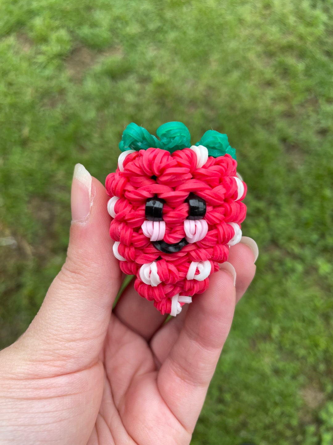 Strawberry Happy Food Rainbow Loom Rubber Bands - Etsy