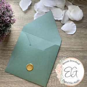 WEDDING INVITATION ENVELOPES, Beauty Templates to Make Elegant ...