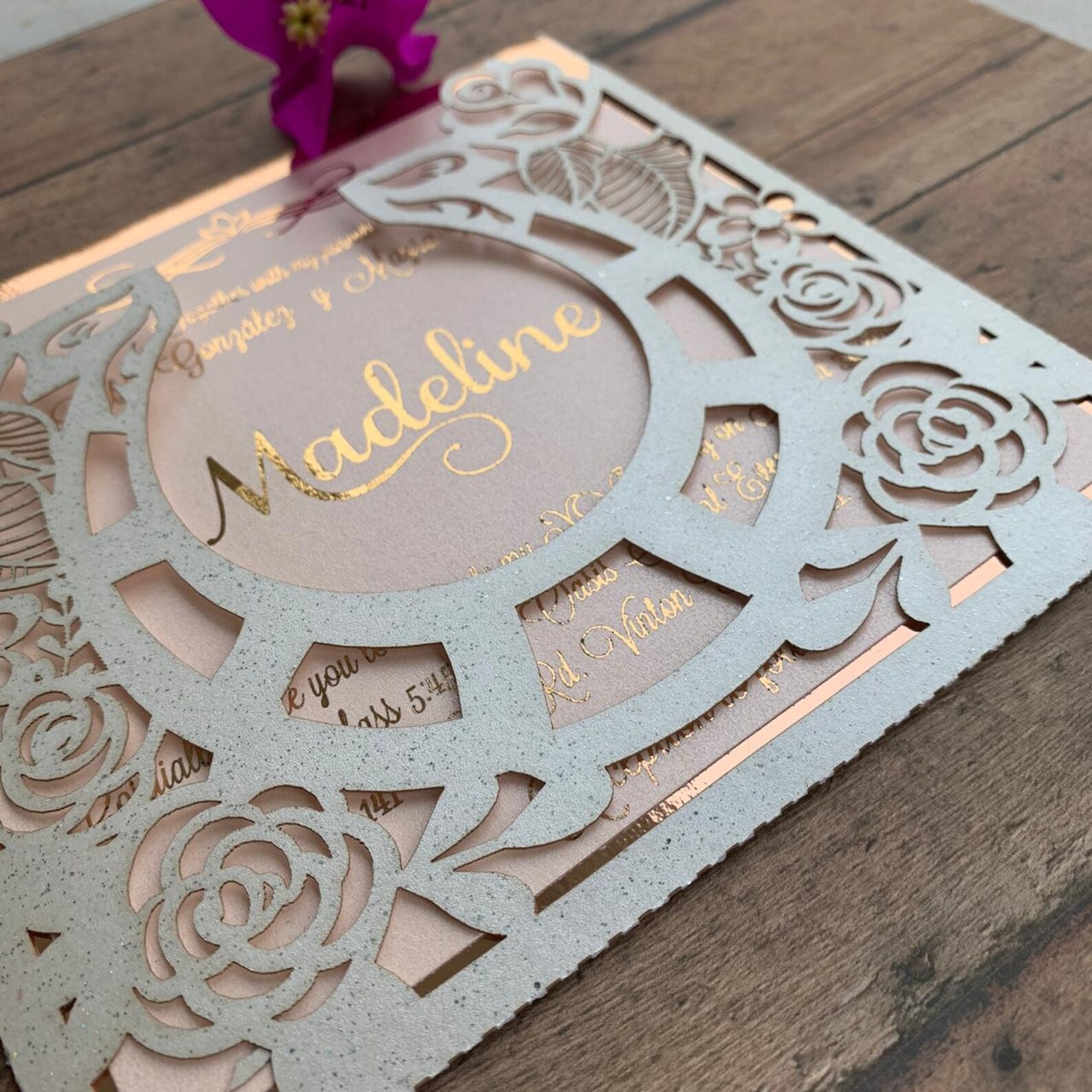 Laser Cut Invitation Template Horseshoe - Etsy