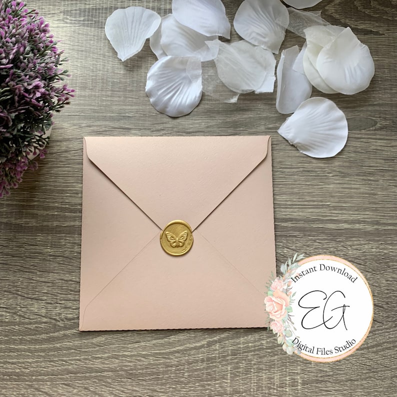 WEDDING INVITATION ENVELOPES Beauty Templates for Make - Etsy