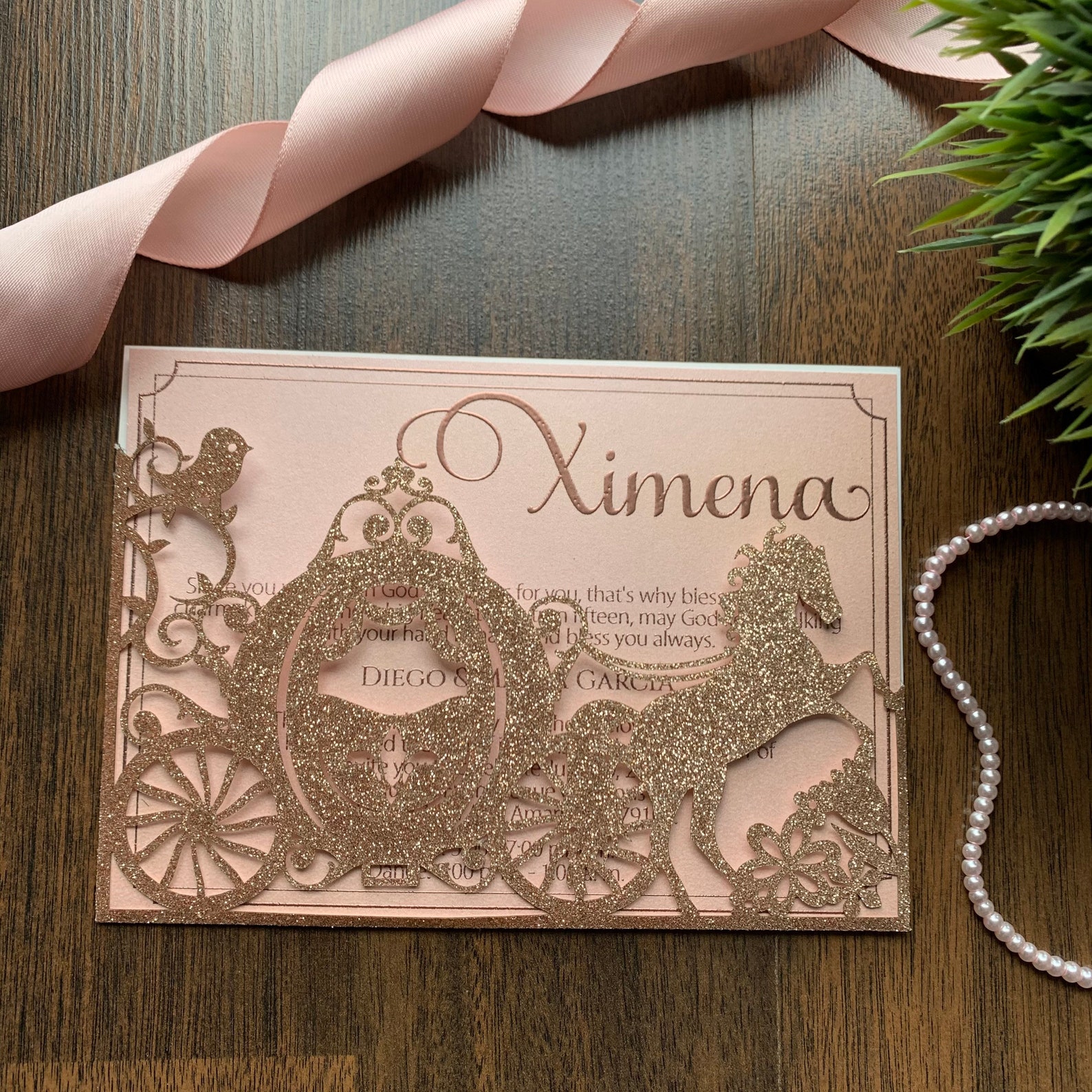 7” X 5” Carriage Card Template for Laser Cut. Svg, Cdr, Ai, Eps, Dxf ...