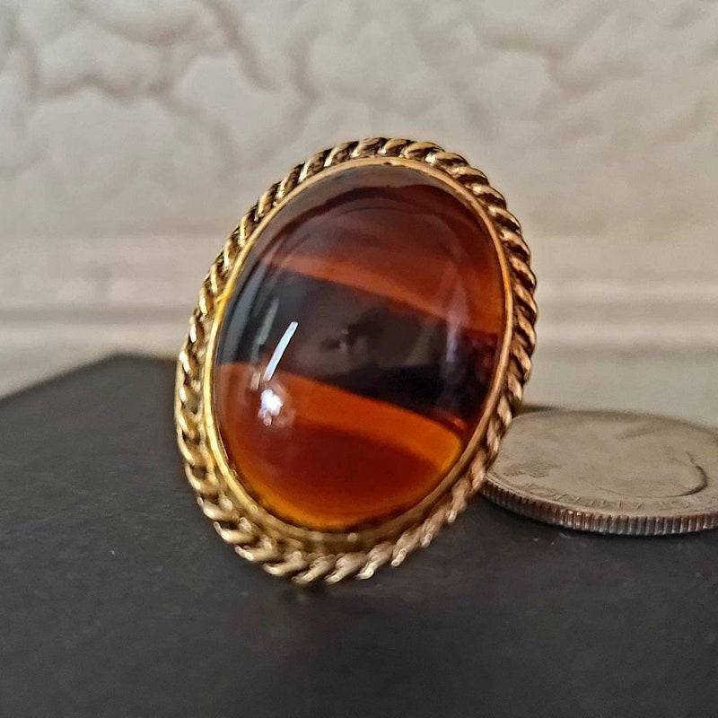 Tortoise Shell Rings - Etsy