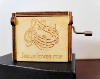 Jesus Loves Me Music Box - Etsy