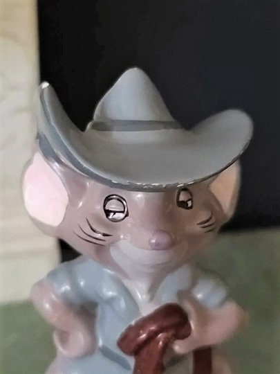 Jake the Rescuers Down Under Rare Vintage Disney Japan Porcelain Mouse ...