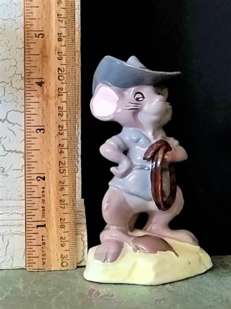 Jake the Rescuers Down Under Rare Vintage Disney Japan Porcelain Mouse ...