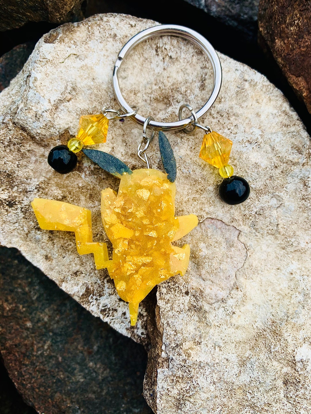 Pikachu Keychain - Etsy