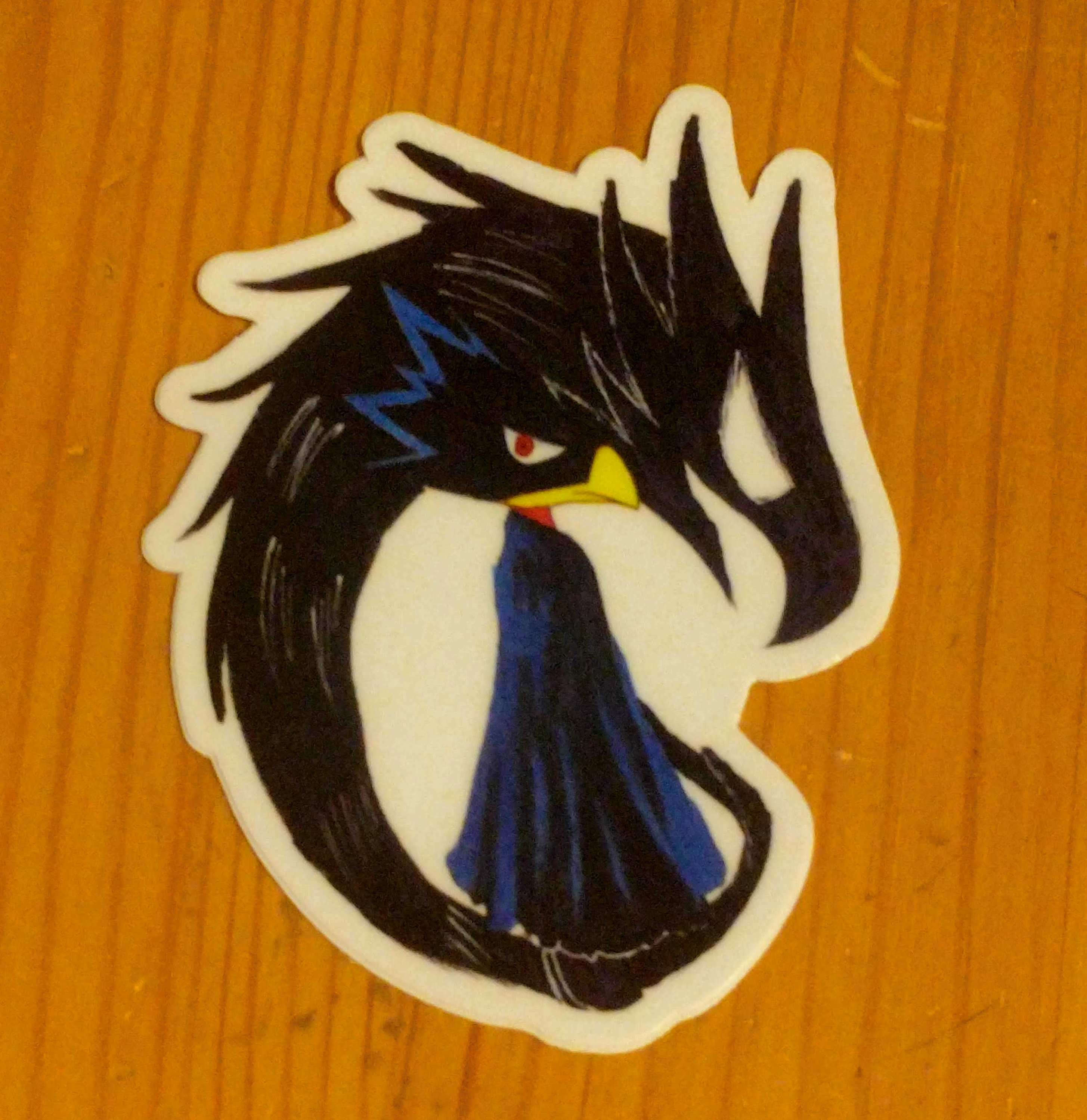 Chibi Tokoyami sticker | Etsy