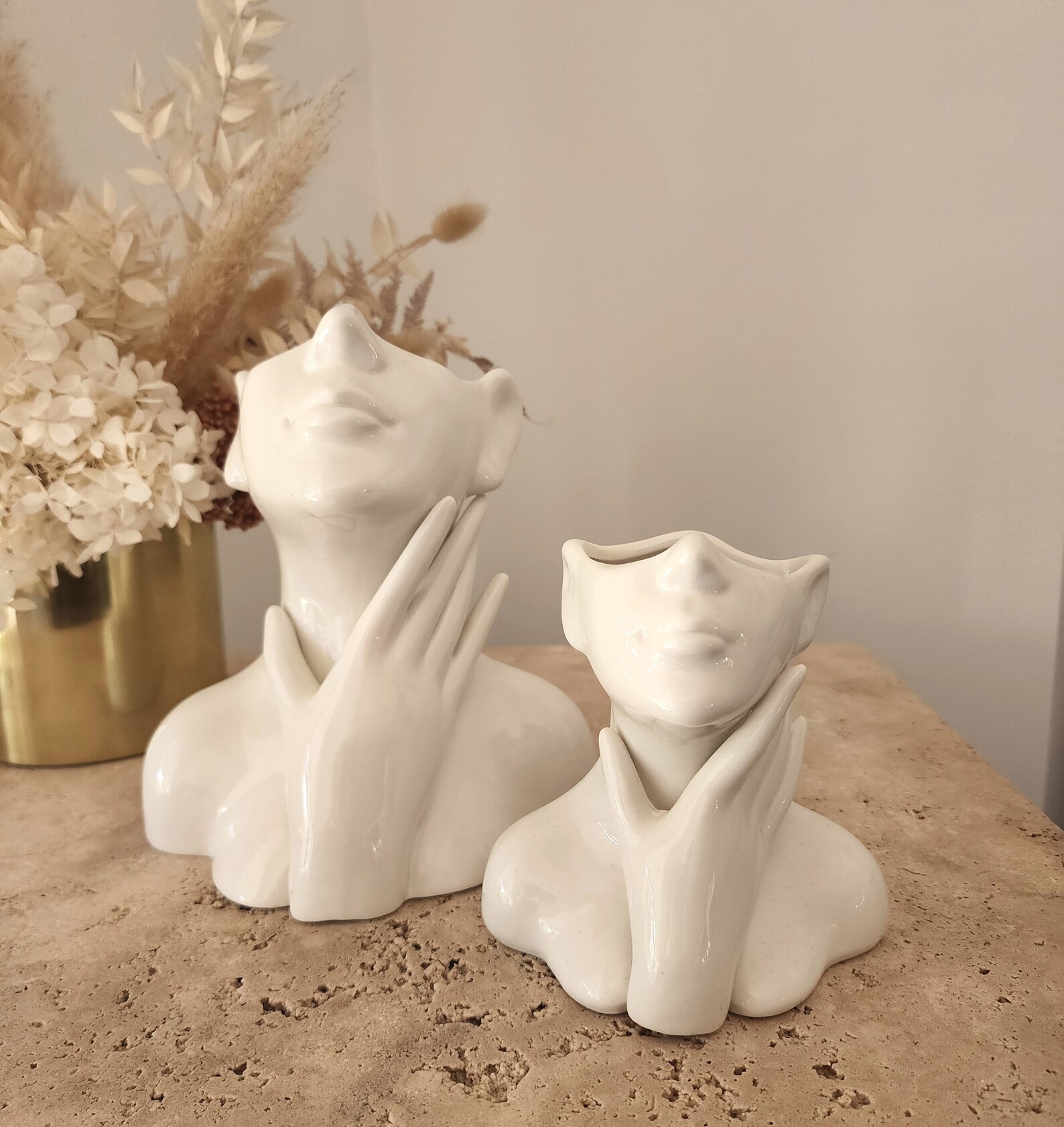 Female Vase, Ceramic Vase, Art Deco, Minimal Vase, Home Decor, Gift ...