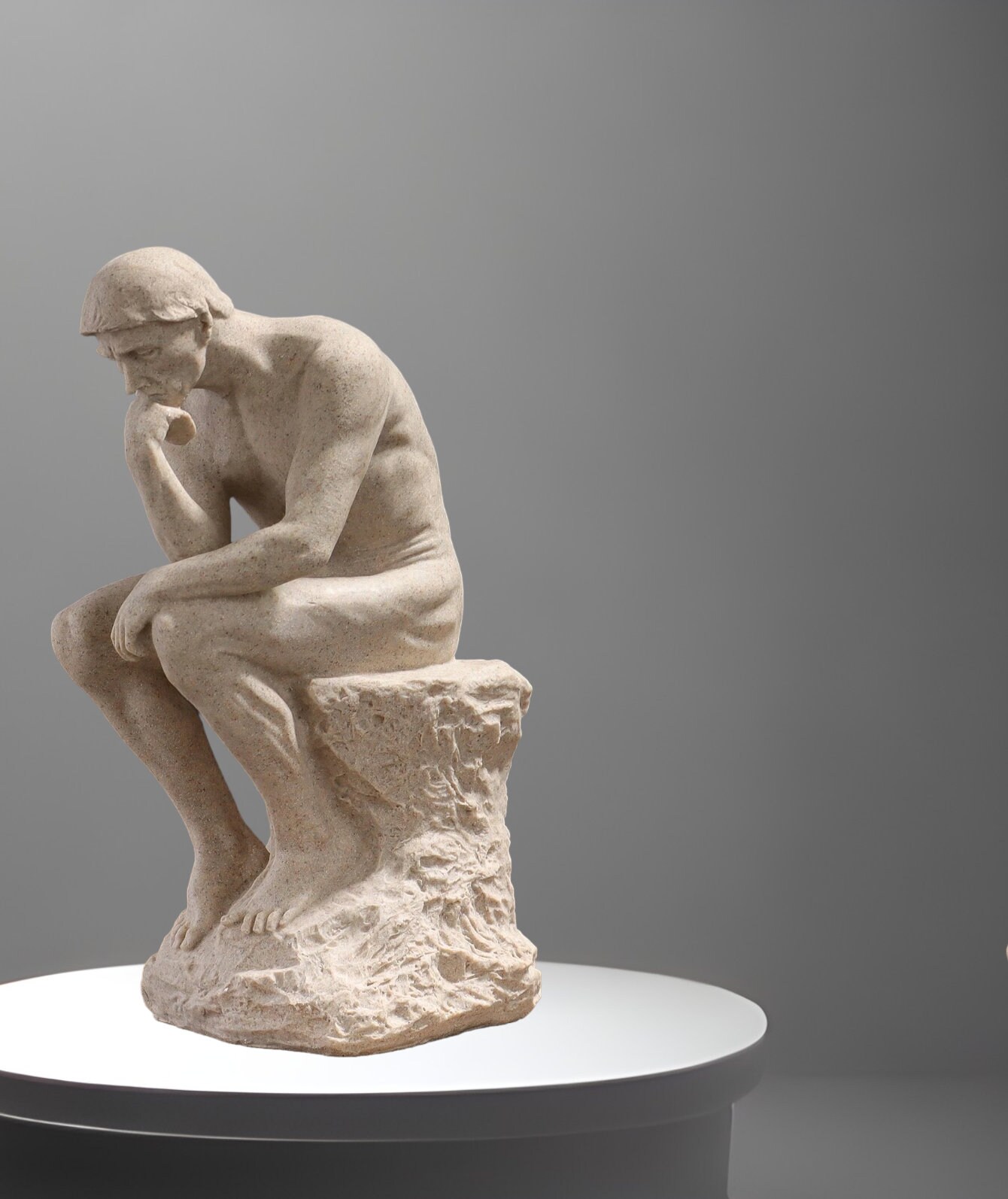 Statue Thinker Auguste Rodin, Sculpture, Thinker Man Figurine, Minimal ...