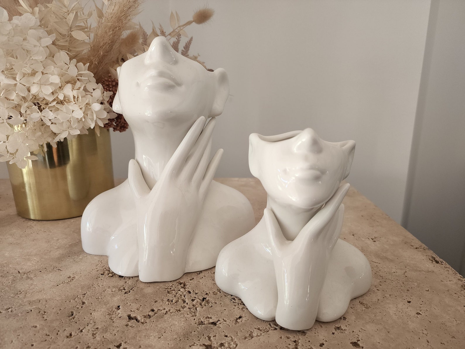 Female Vase, Ceramic Vase, Art Deco, Minimal Vase, Home Decor, Gift ...