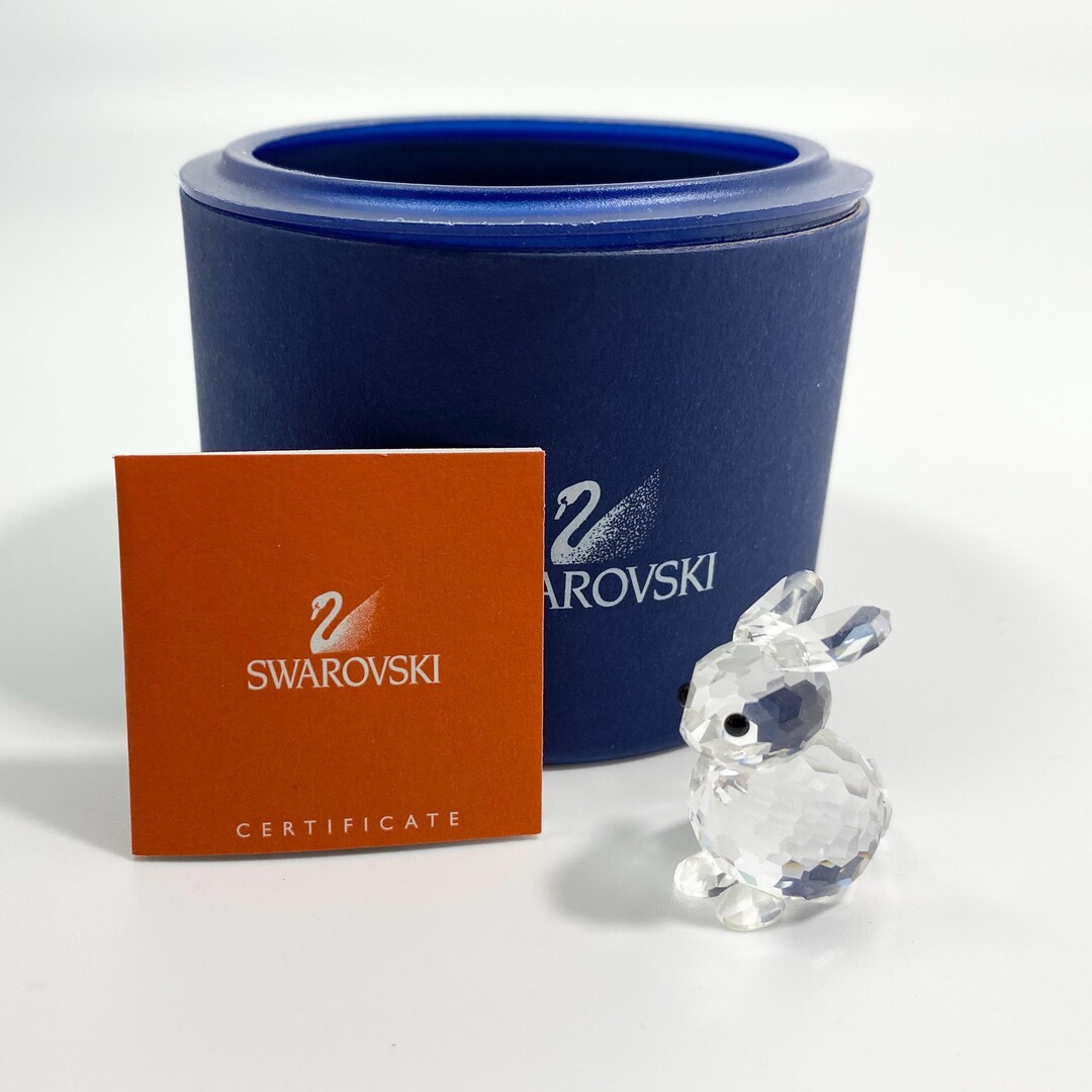 Swarovski Crystal Small Sitting Rabbit 7678040000 014849. Retired 2005 ...