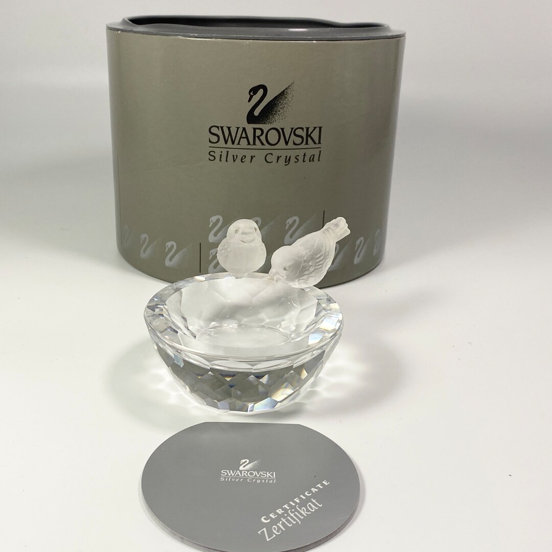 Swarovski Crystal Bird Bath Feathered Beauties 7460 NR 108 000 ...