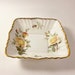 RARE Paragon Peace Rose Square Candy Bon Bon Nut Ring Dish Gold Rim ...