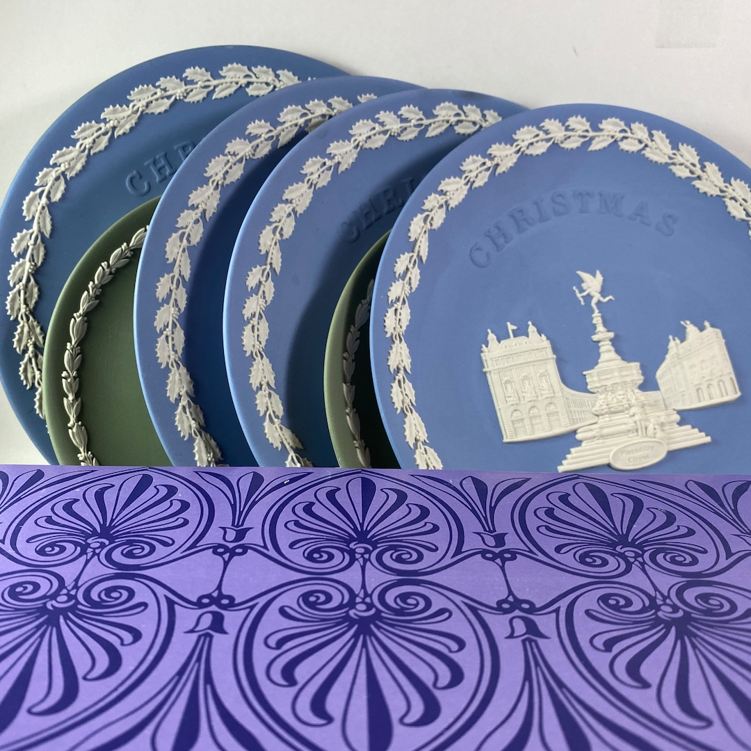 Vintage Wedgwood Christmas Plates and Mother's Day Plates - Etsy