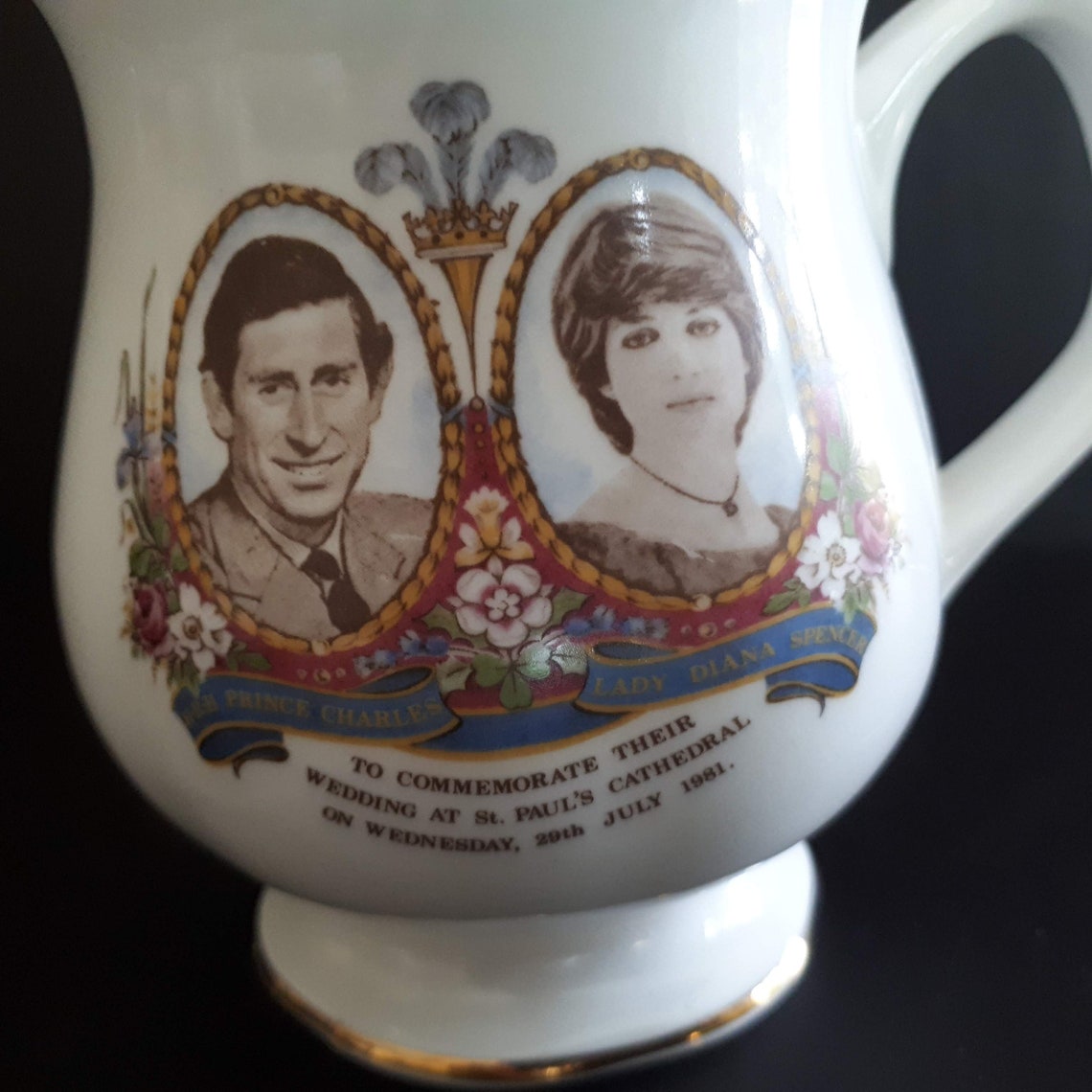 Prince Charles & Princess Diana Wedding Commemorative Mug | Etsy