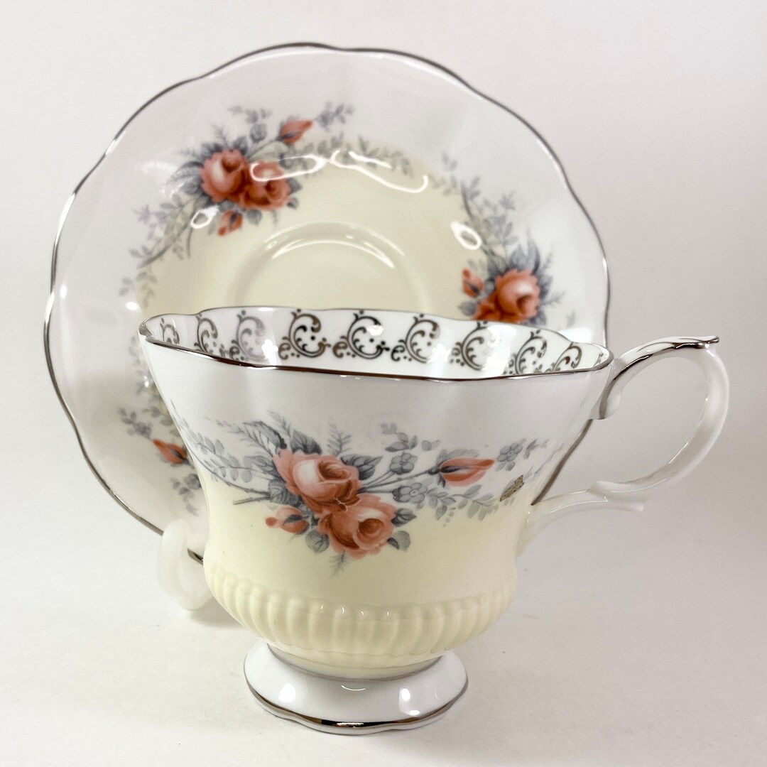 Vintage RARE Royal Albert Moon Glow Teacup and Saucer - Etsy