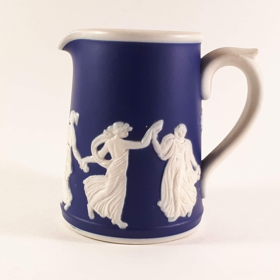 Vintage Dudson Hanley Jasperware Grecian Motif Relief Creamer - Etsy