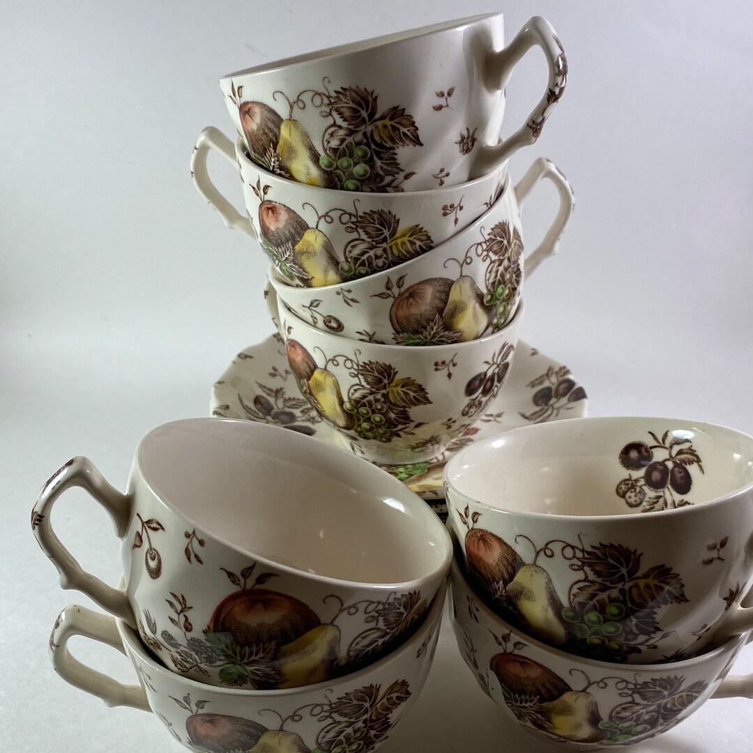 Vintage Johnson & Brothers Autumn's Delight Teacup Coffee - Etsy