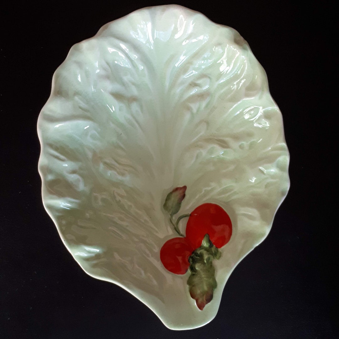 Vintage RARE Carlton Ware Cabbage Leaf Dish With Tomato Design - Etsy