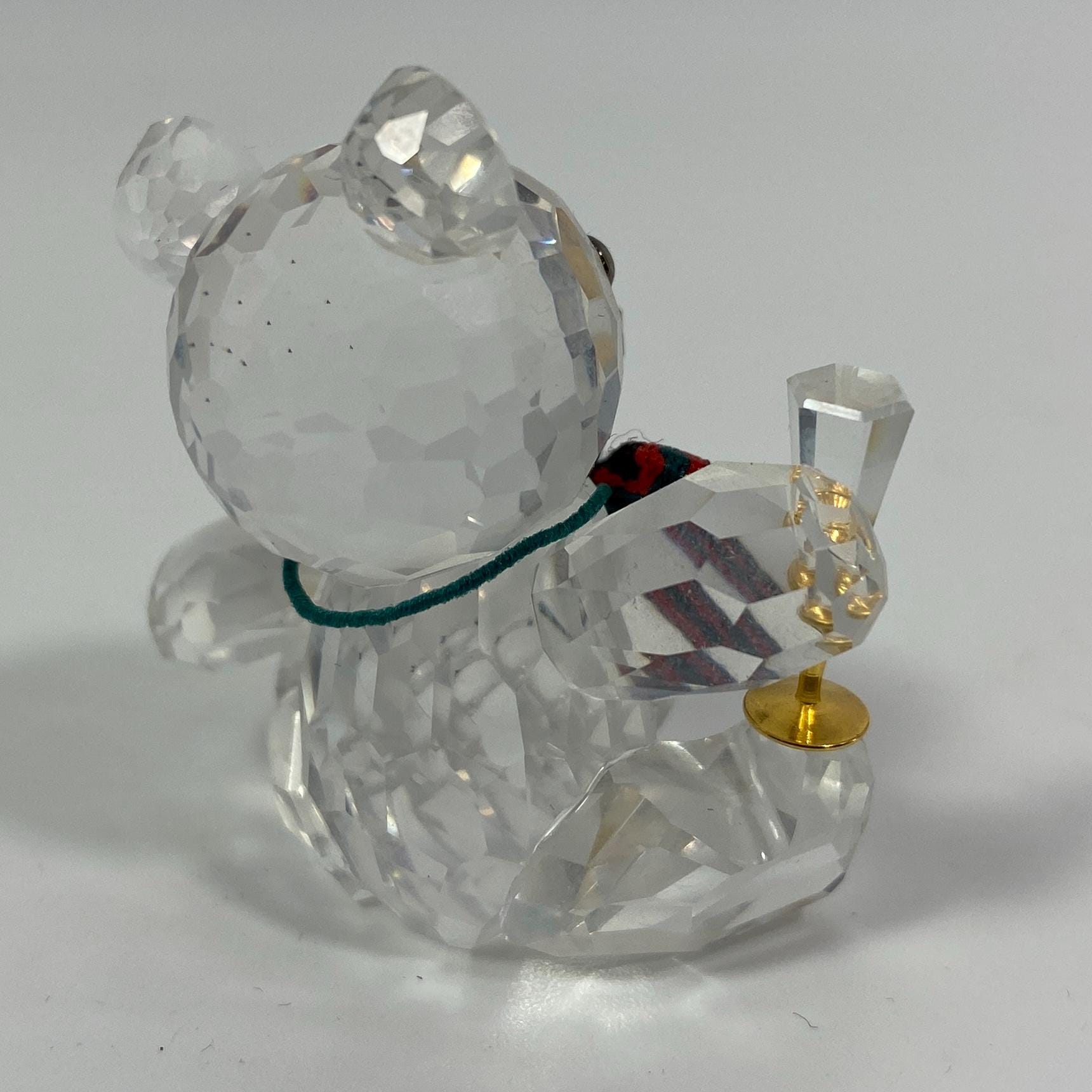 RARE!! Swarovski Crystal Kris Bear W/champagne Bottle and Flute ...