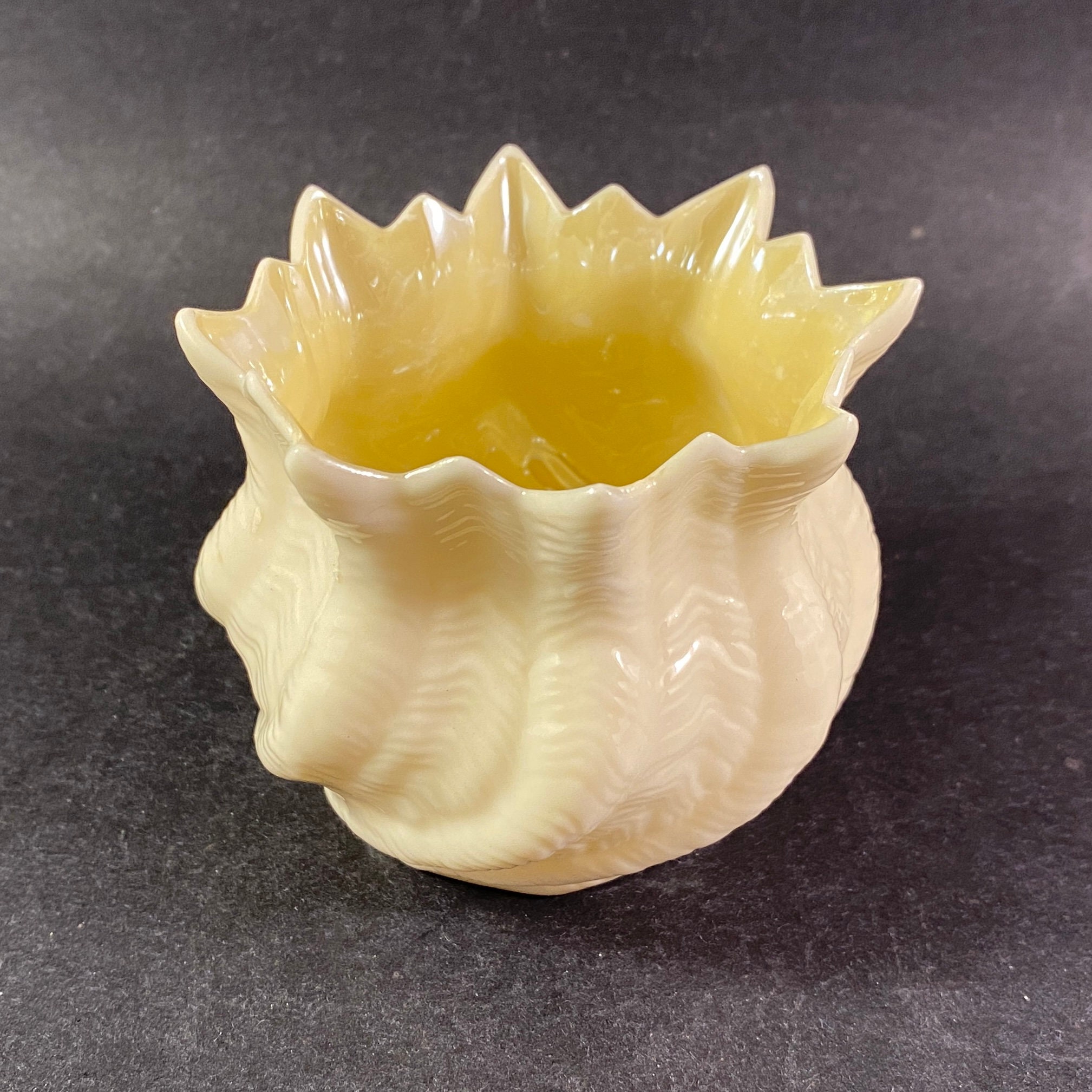 Irish Belleek Classic Neptune Twisted Shell Vase. - Etsy