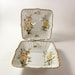 RARE Paragon Peace Rose Square Candy Bon Bon Nut Ring Dish Gold Rim ...