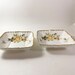 RARE Paragon Peace Rose Square Candy Bon Bon Nut Ring Dish Gold Rim ...