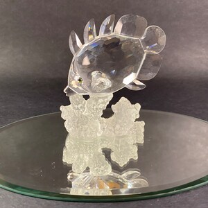 Swarovski Crystal Butterfly Fish Figurine Clear on Reef With Display ...