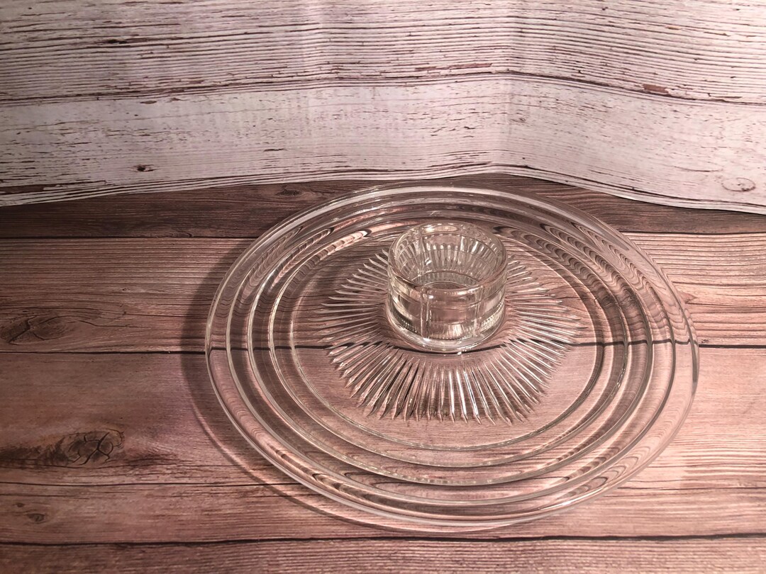 1937 Louis A. Leppke Safe Serve Glass Plate - Etsy