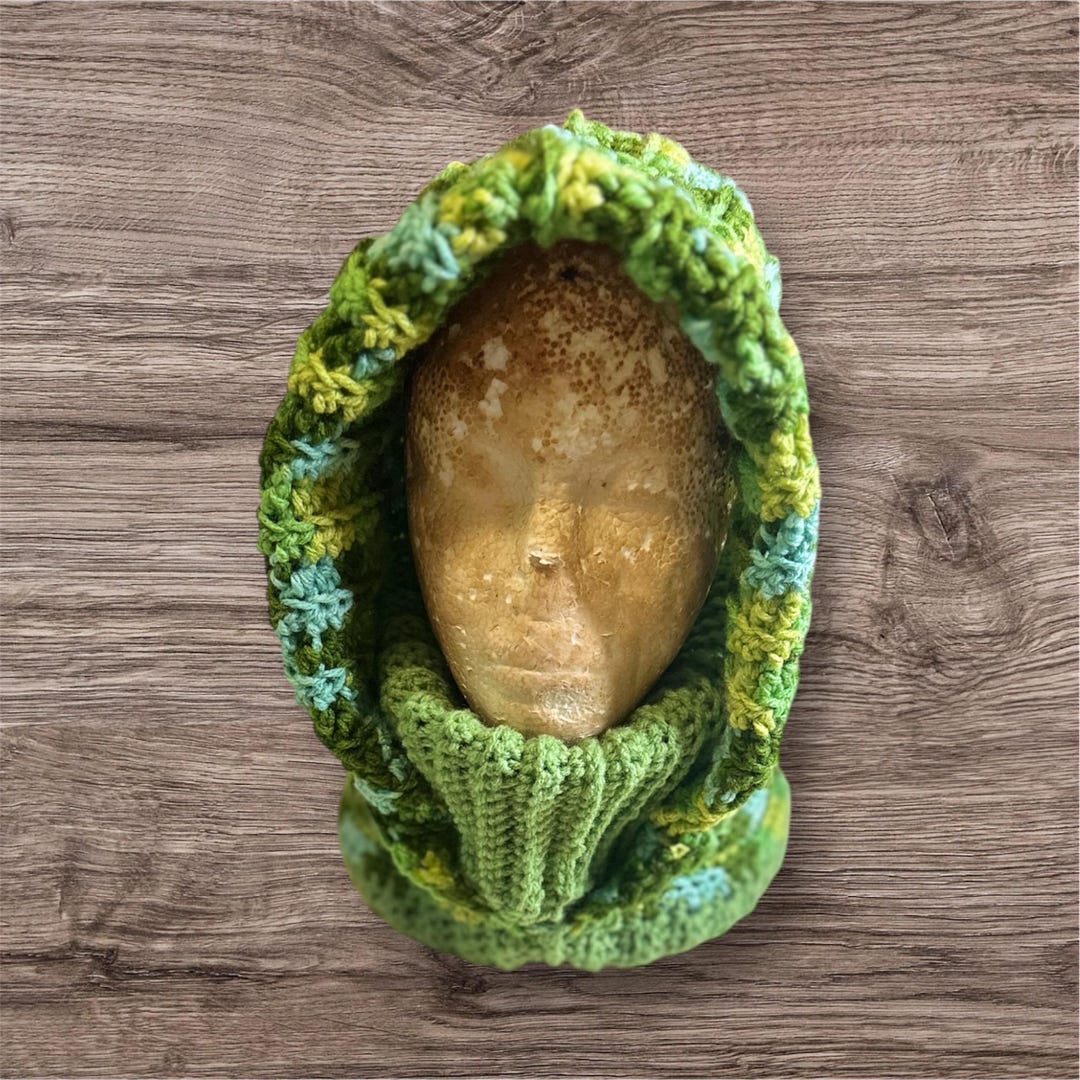 Crochet “scoodie” Scarf and Hoodie in One - Etsy